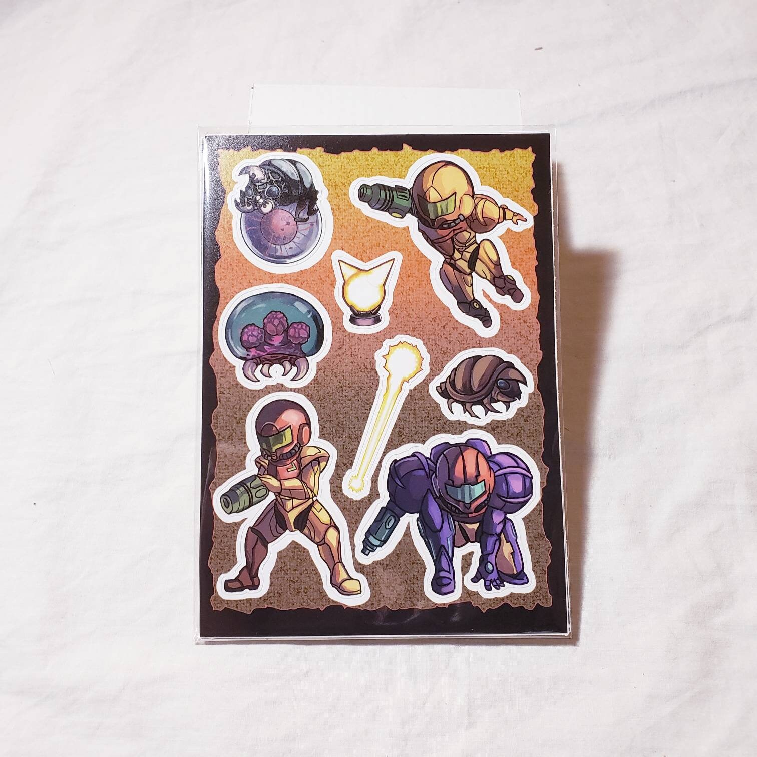 Metroid Sticker Sheets - Etsy