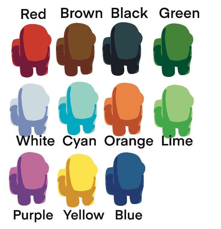 Holographic Among Us Stickers Custom Stickers - Etsy