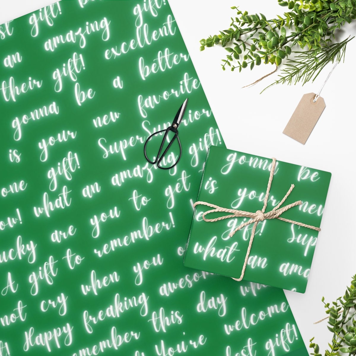 The Best Gift Wrapping Paper Best Gift Wrap Funny Christmas - Etsy