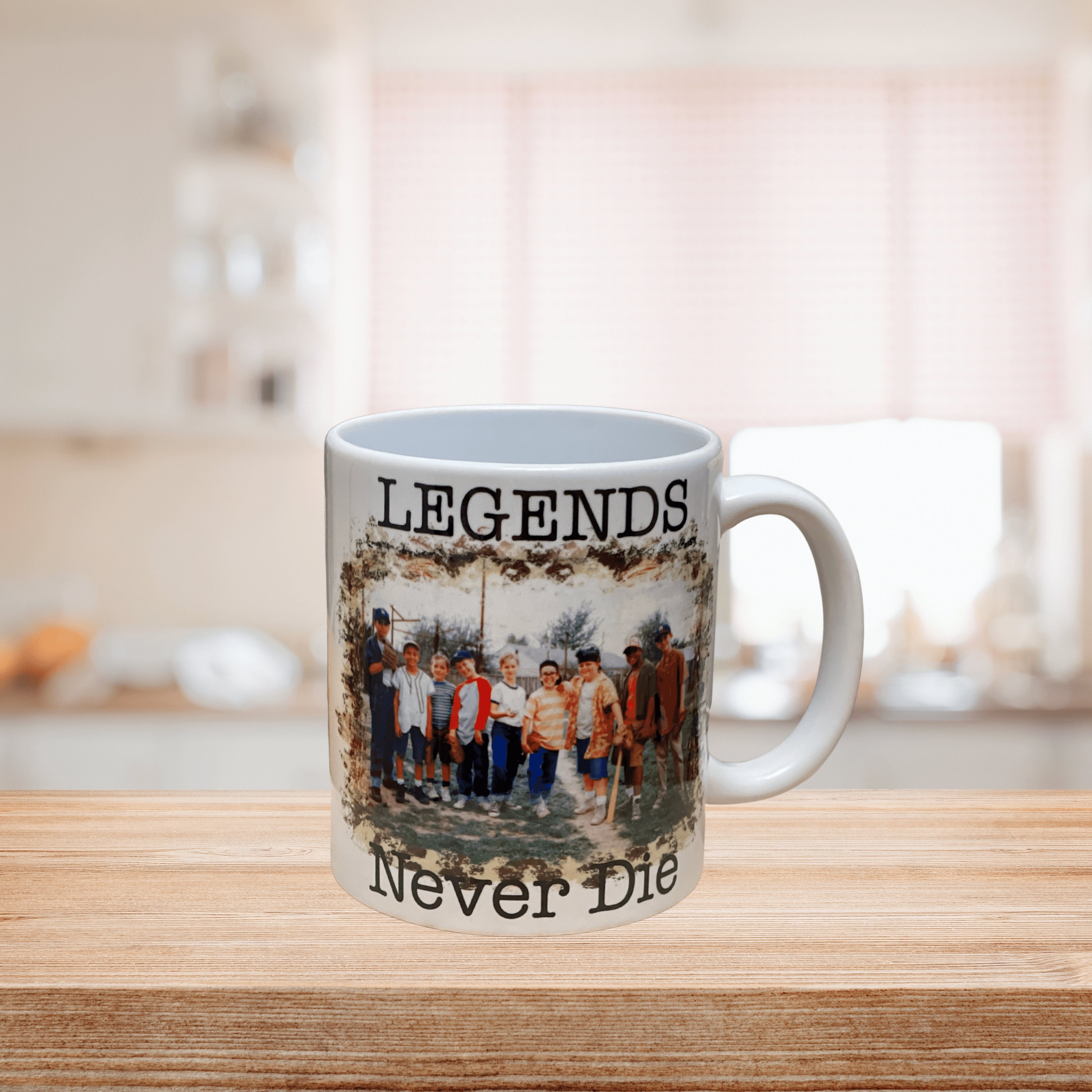 The Sandlot Baseball Legends Never Die Coffee Mug - Etsy