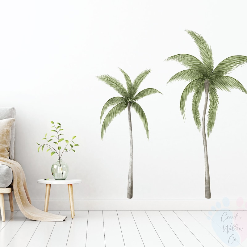 Palm Tree Decal - Etsy