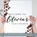 Cow Print Baby Shower Welcome Sign Template Country Baby - Etsy