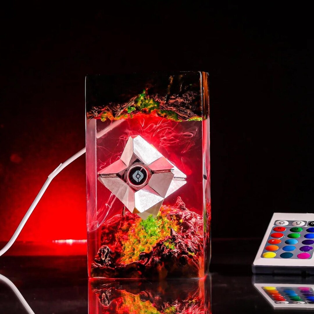 Destiny 2 Ghost Shell Resin Light Sculpture | Gamer LED Lamp ...