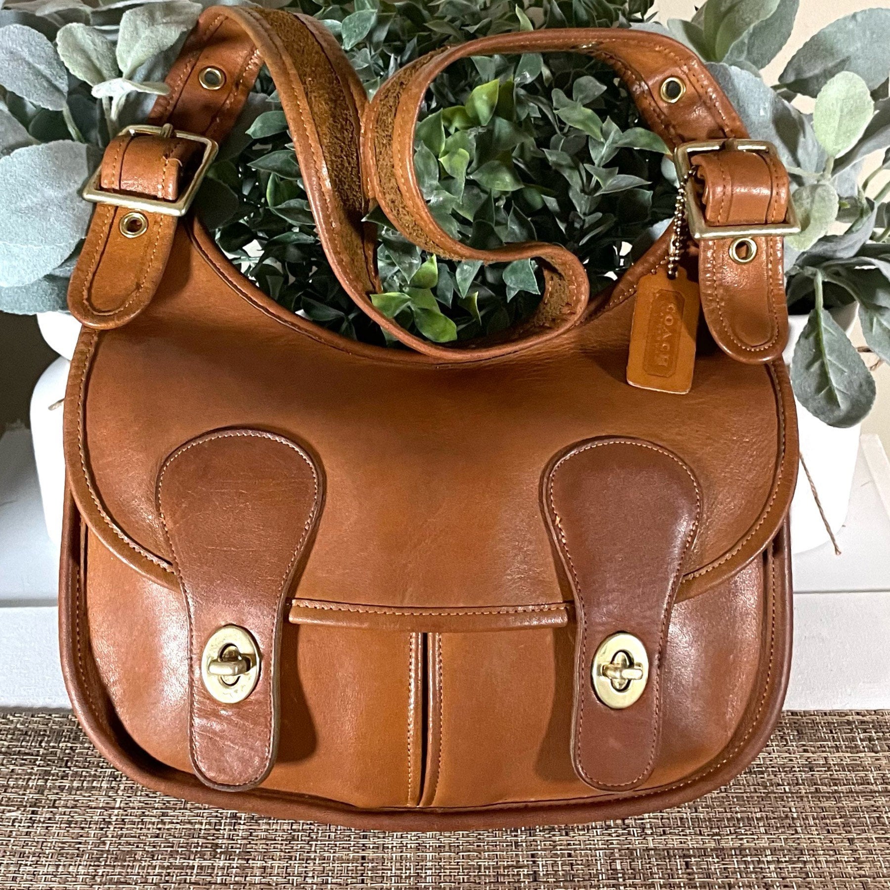 Rare Vintage Coach NYC Tabac Pony Express Pouch 9670 - Etsy