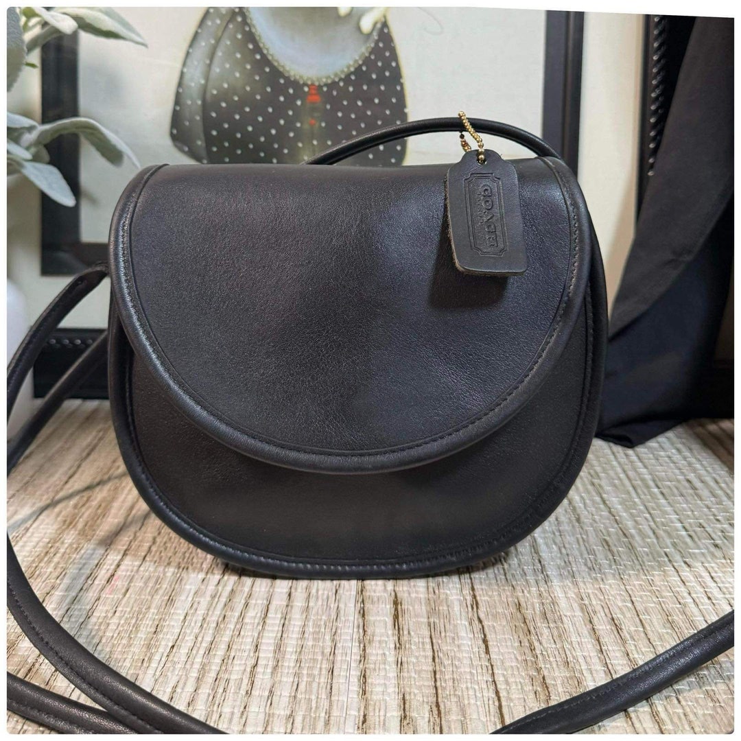 Vintage Coach Black Casey Bag 9923 - Etsy