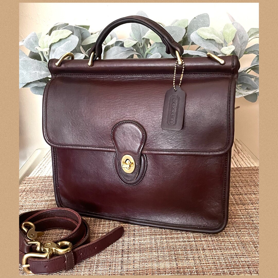 Vintage Coach Mahogany Willis Bag 9927 - Etsy