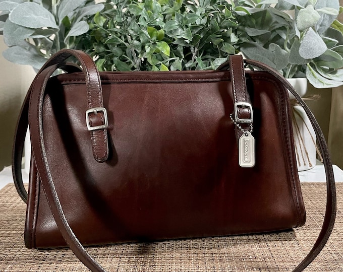 Vintage Coach Mahogany Swing Zip 9051 - Etsy