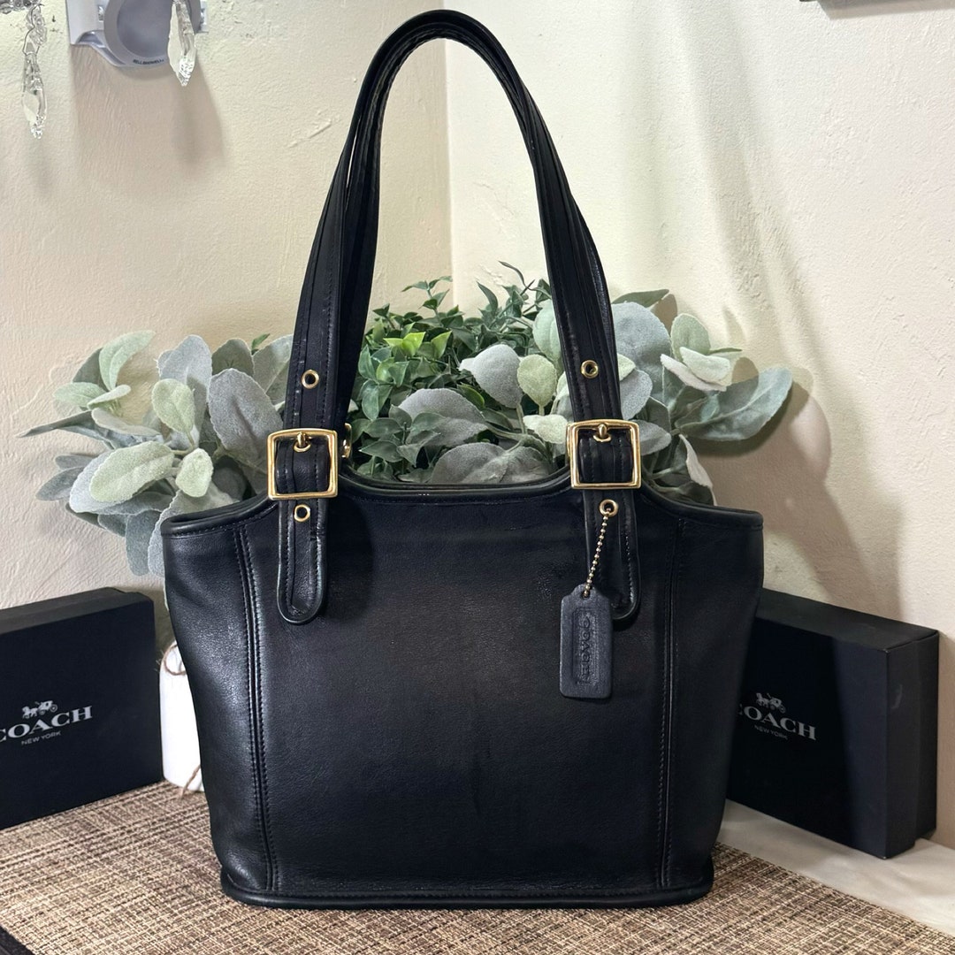 Vintage Coach Black Legacy Small Shopper Bag 9086 - Etsy UK