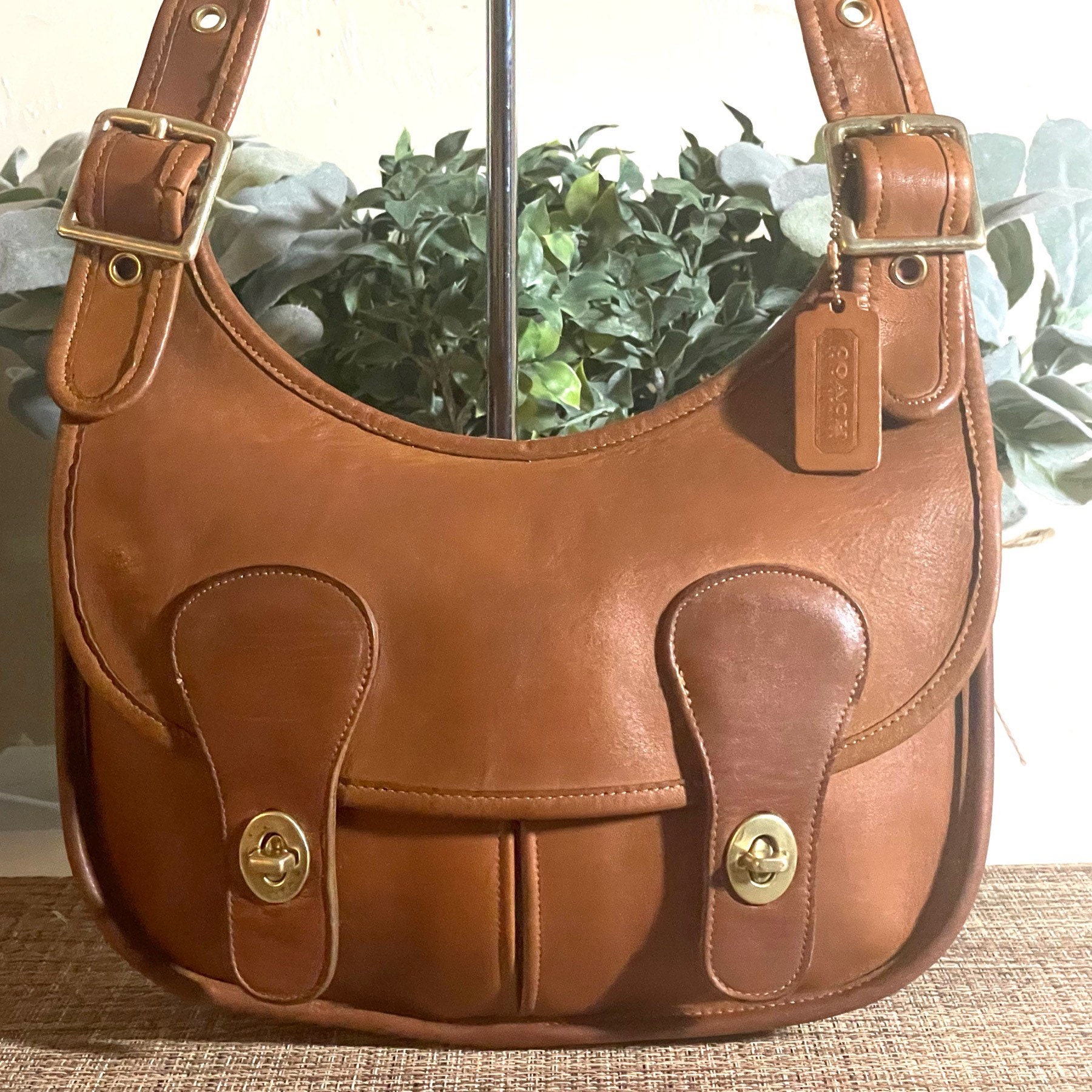 Rare Vintage Coach NYC Tabac Pony Express Pouch 9670 - Etsy