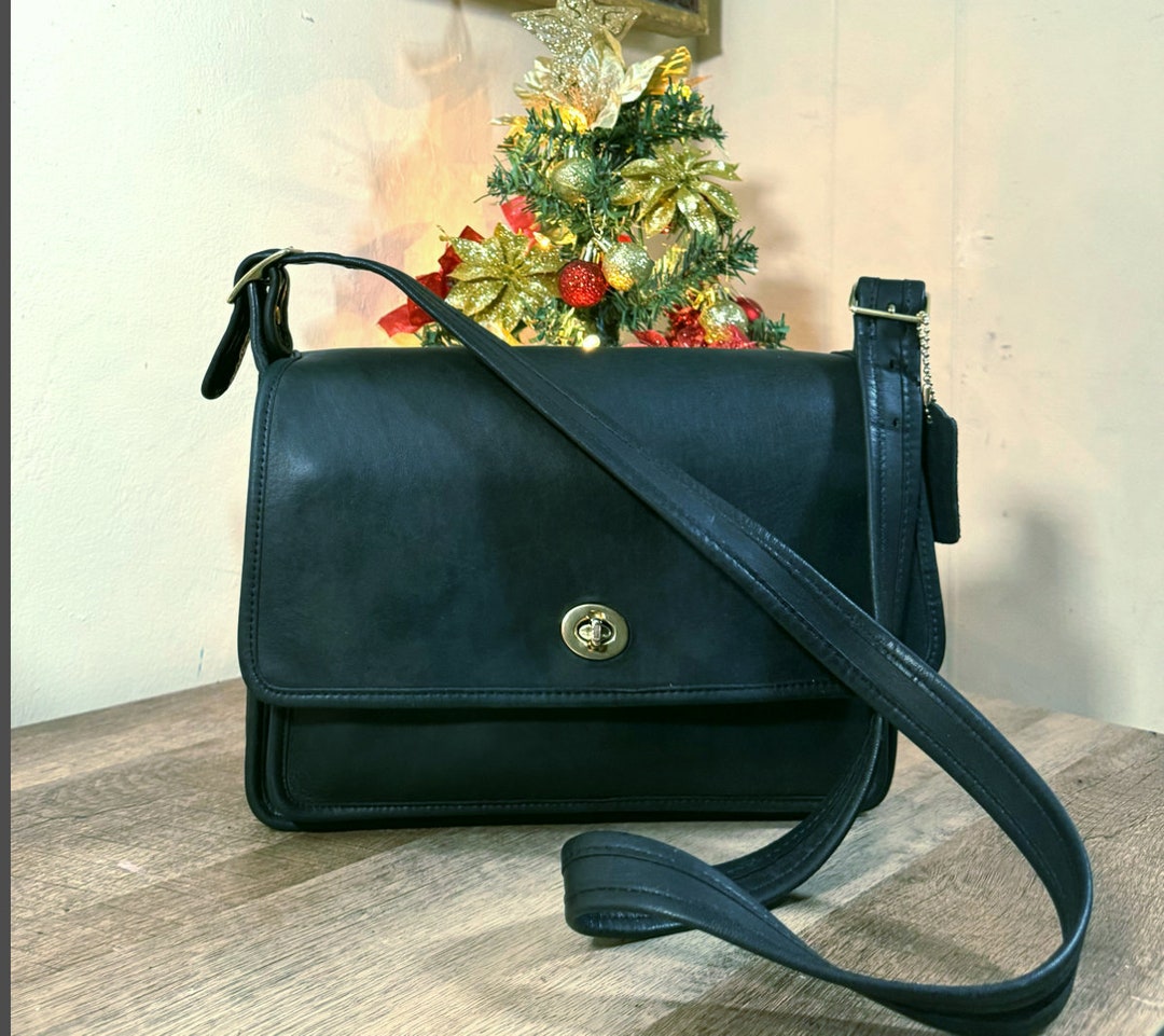 Vintage Coach Forest Green Pocket Bag 9875 - Etsy