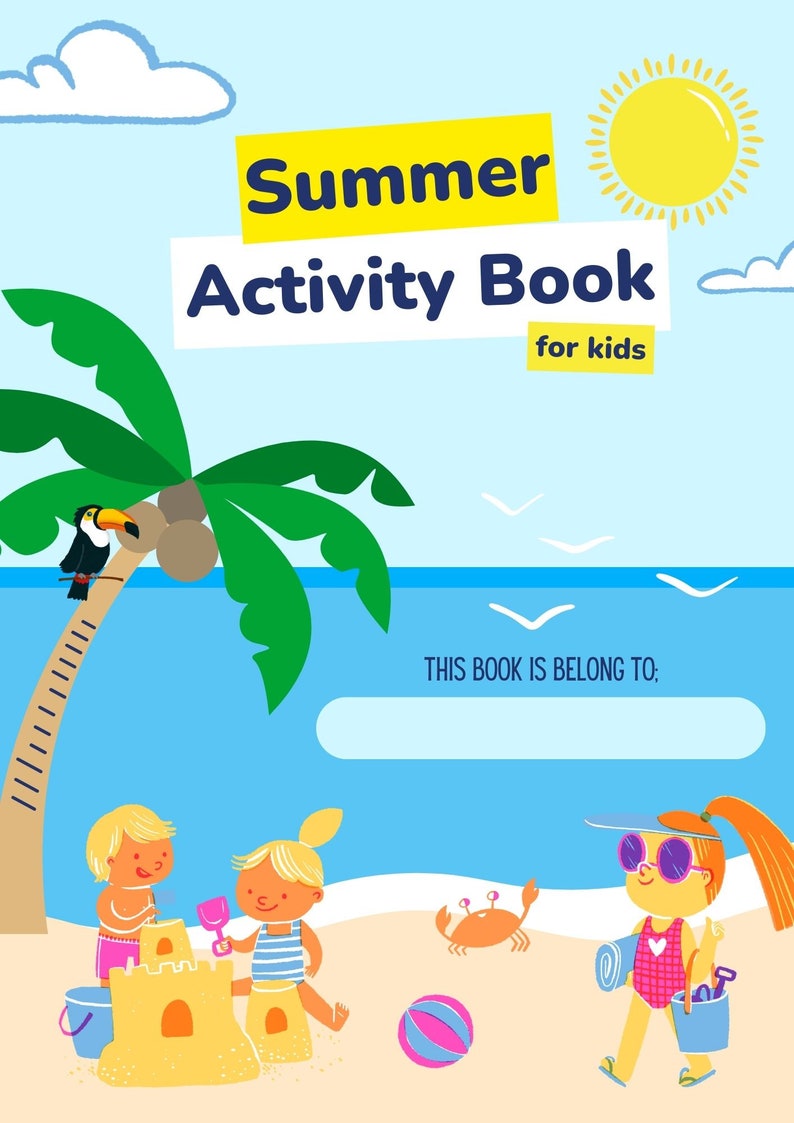 Summer Activity Books - Etsy