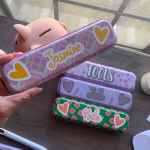 Personalized Pencil Boxes - Etsy