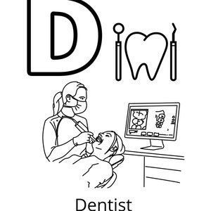 26 Printable Community Helpers Alphabet Sheets. Preschool ...