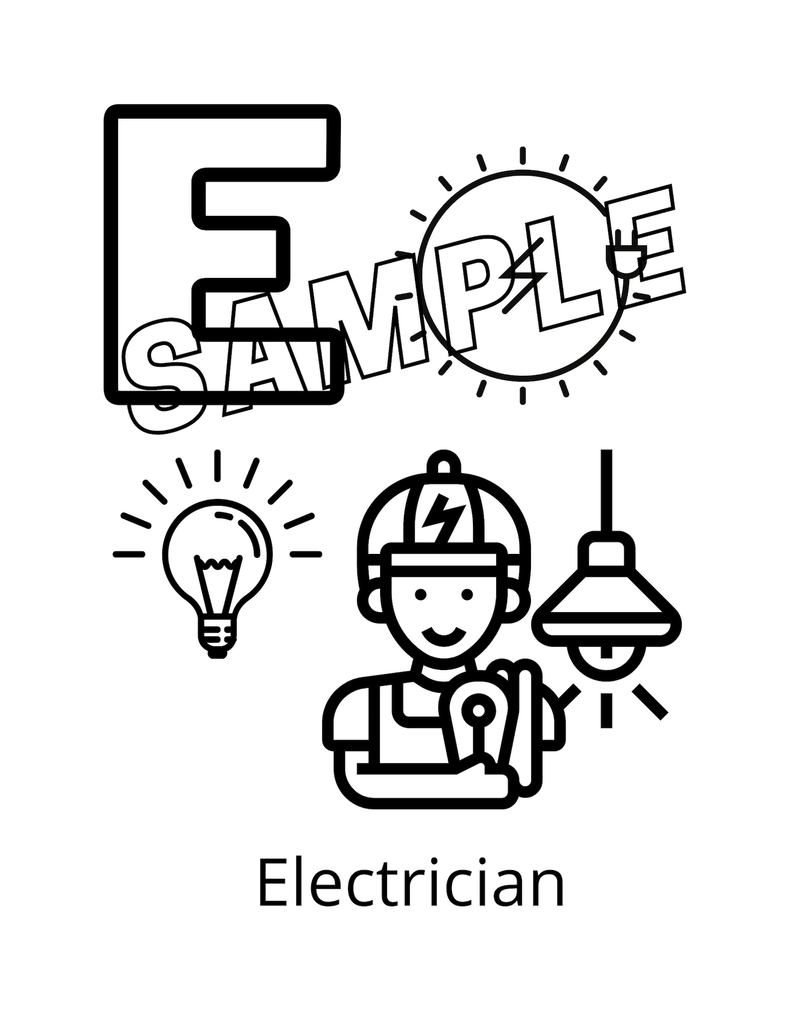 26 Printable Community Helpers Alphabet Sheets. Preschool ...