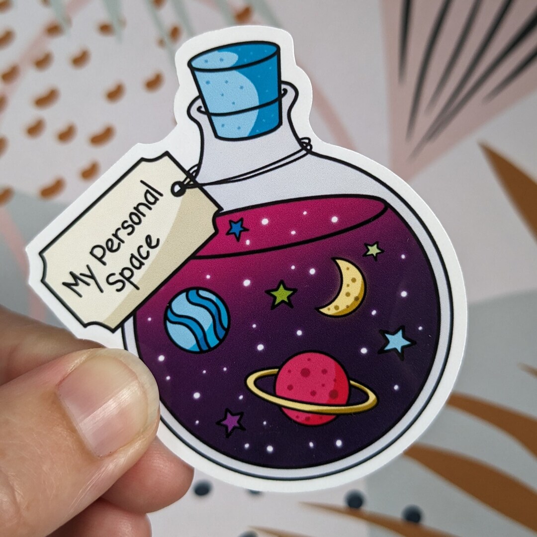 My Personal Space Sticker Social Anxiety Sticker Vinyl - Etsy