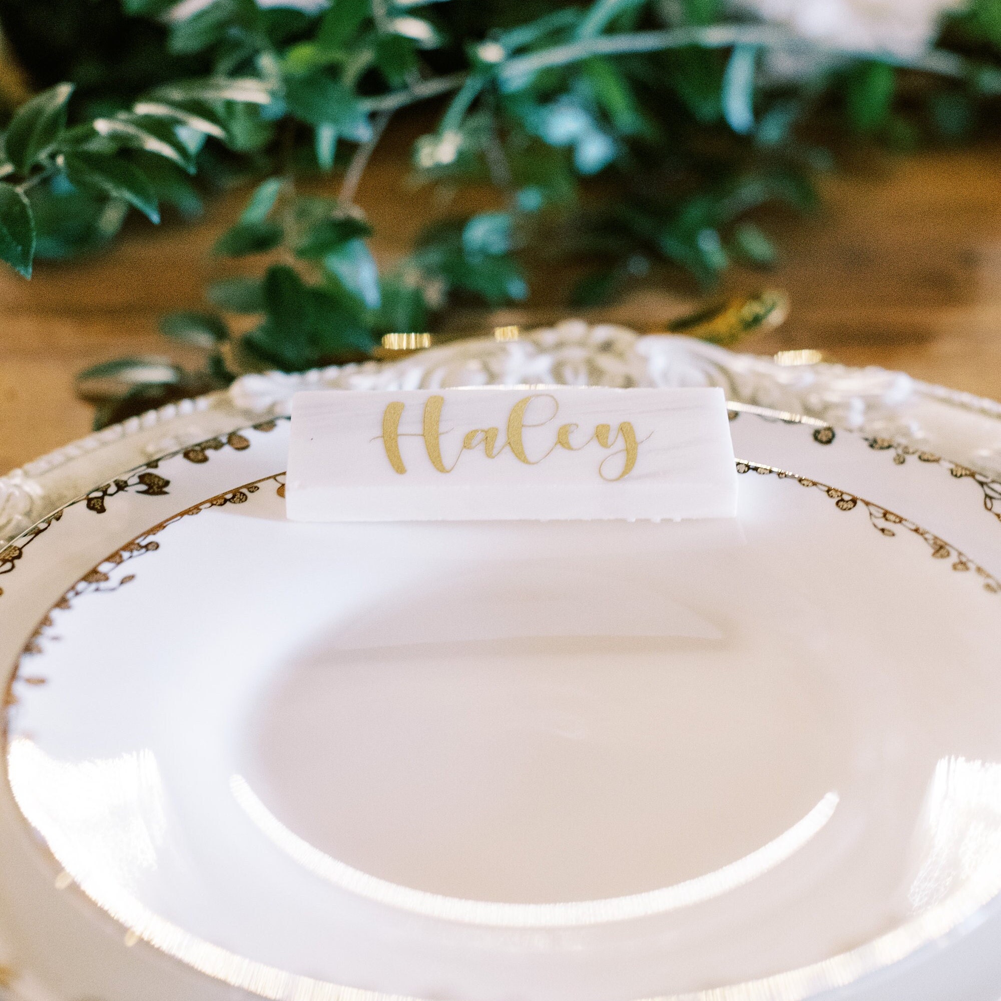 Marble Tile Wedding Name Plates - Etsy