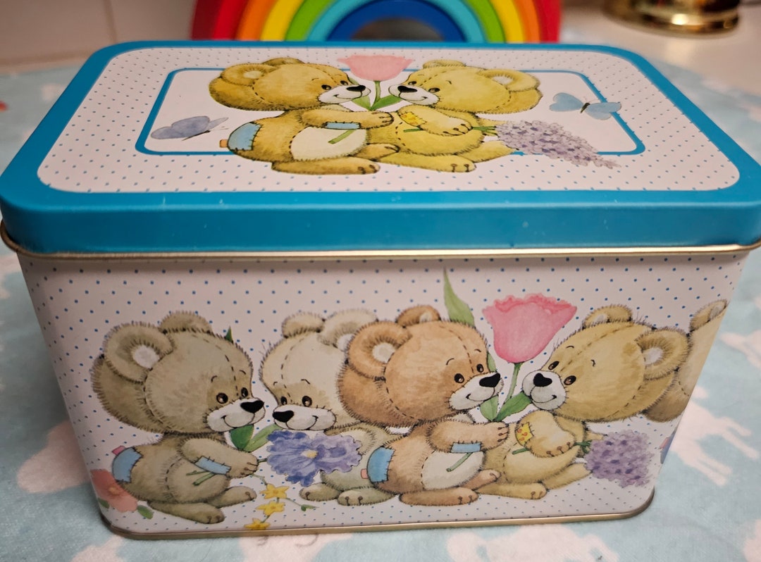 Rag Tag Teddies Collectible Souvenir Tin Box by Morehead Inc and ...