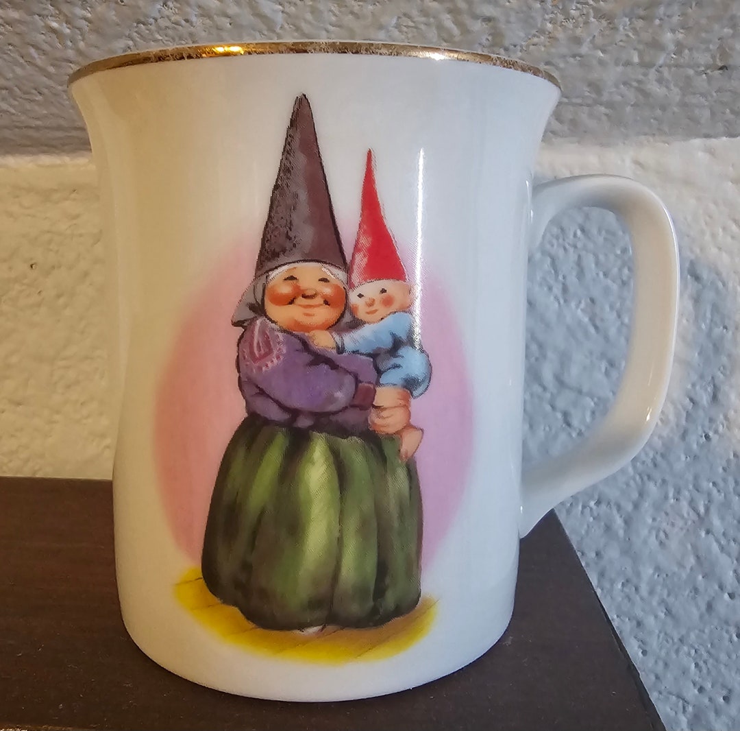 Vintage 80's Gnomes Coffee Mug, Gnomes Coffee Cup, Momma Gnome Cup ...