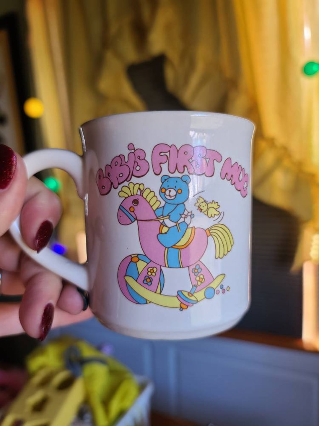 Vintage Baby's First Mug - Etsy