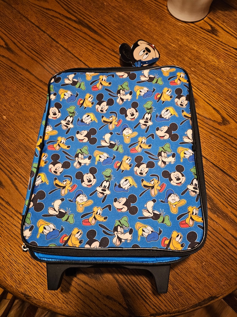 Vintage, Soft Sided, Disney Luggage, Carry On. - Etsy