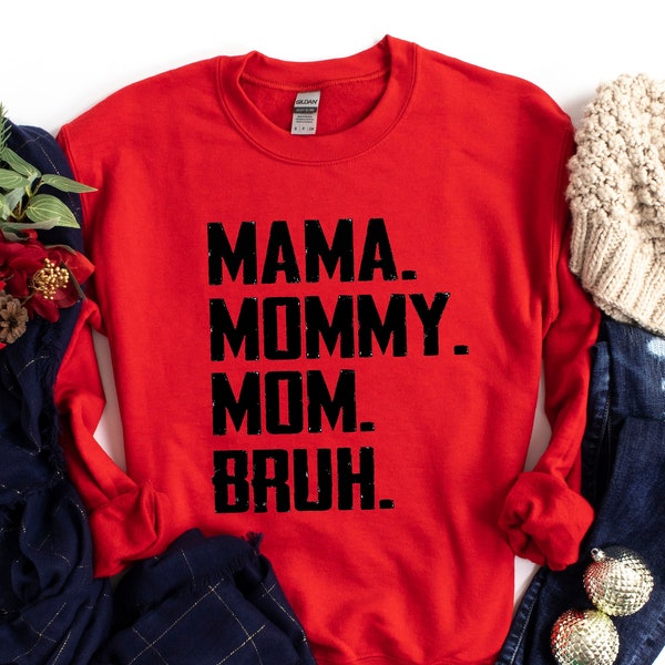 Mama Mommy Mom Bruh Shirt Etsy