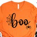 Halloween Boo Shirthalloween Shirtfunny Halloween Shirt - Etsy
