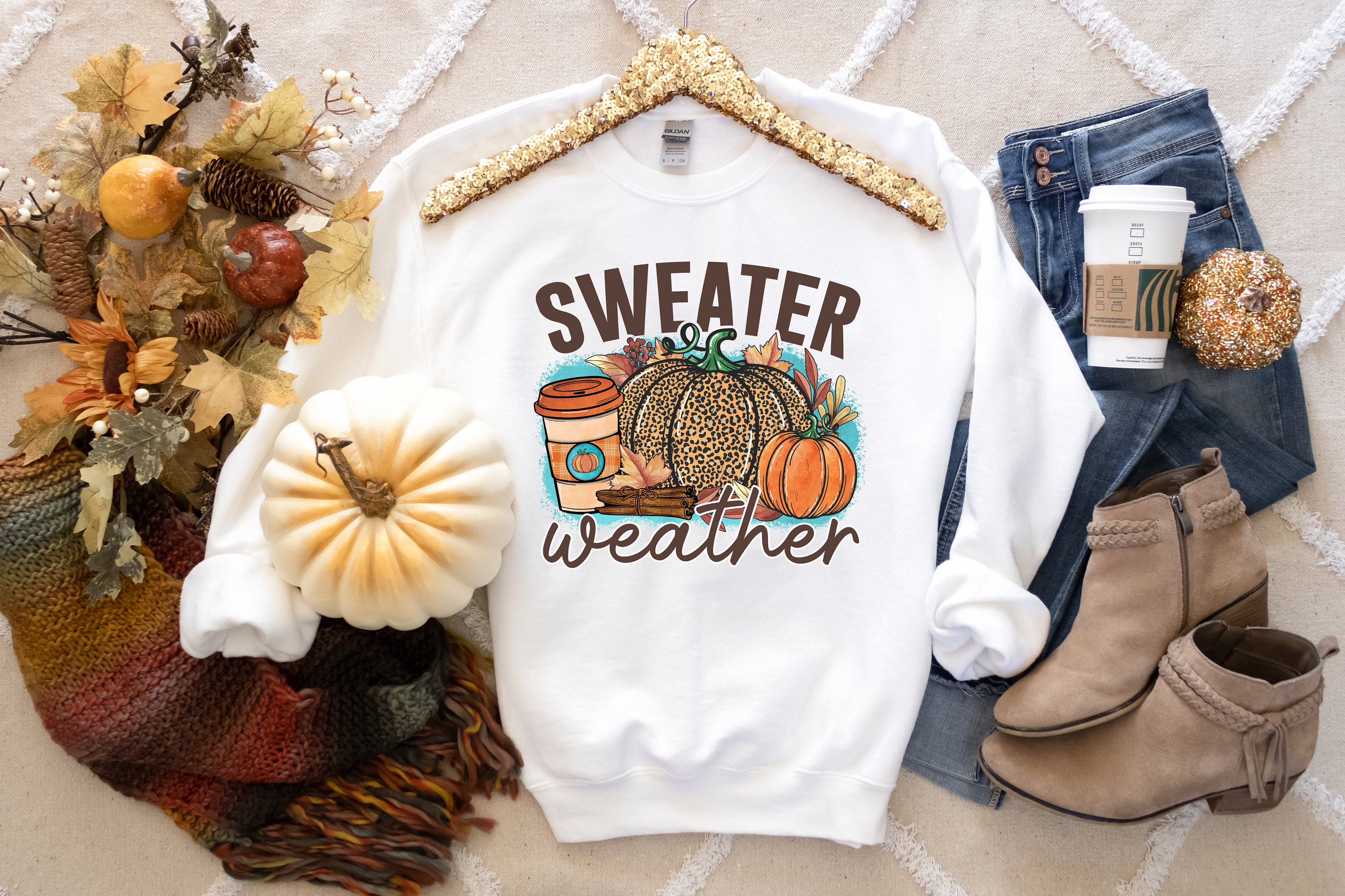 Sweater Weather Shirt, Thanksgiving Shirt, Thankful Shirt, Fall Tshirt ...