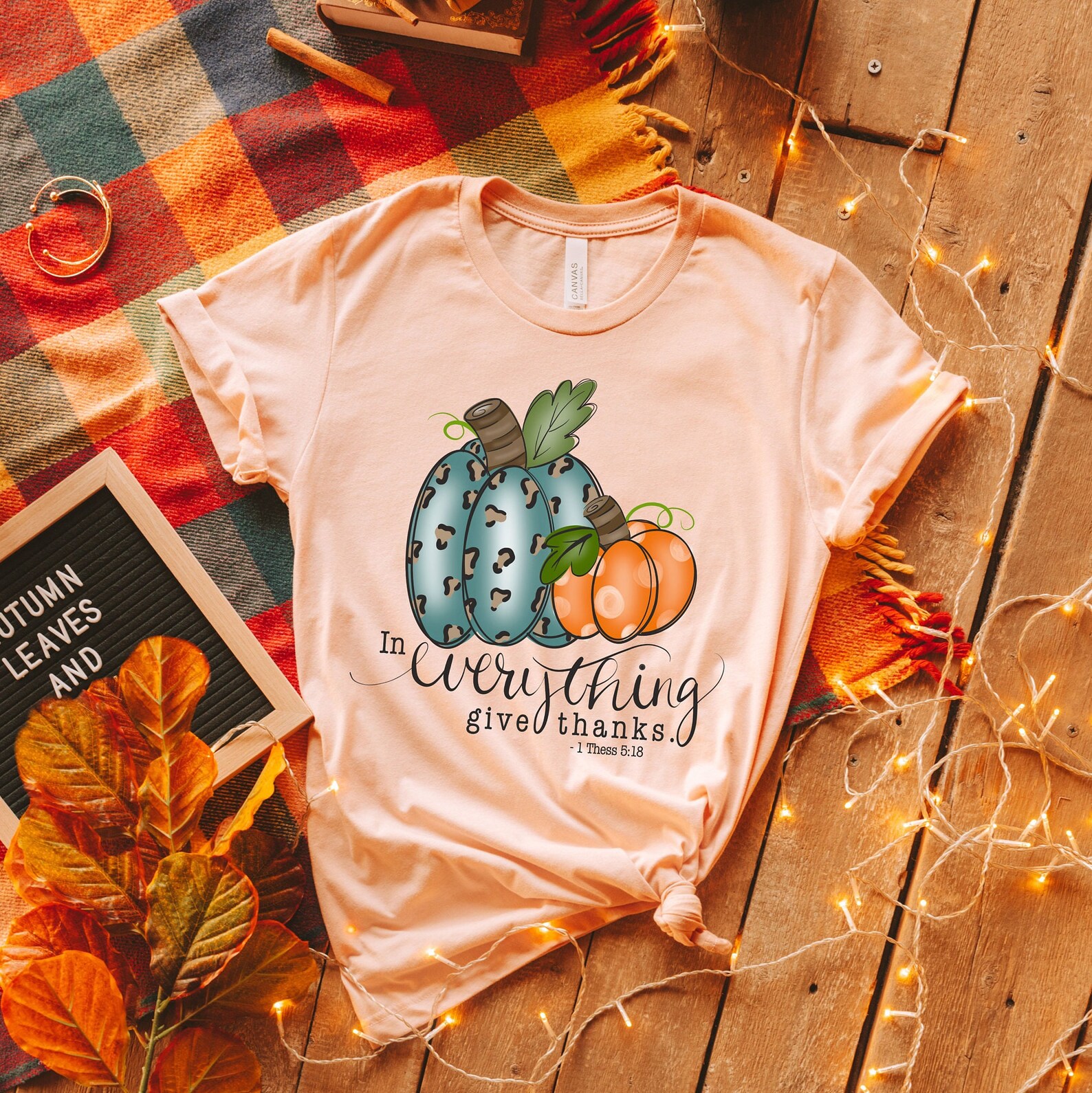 Thanksgiving Shirt in Everything Give Thanks Thankful Shirt - Etsy
