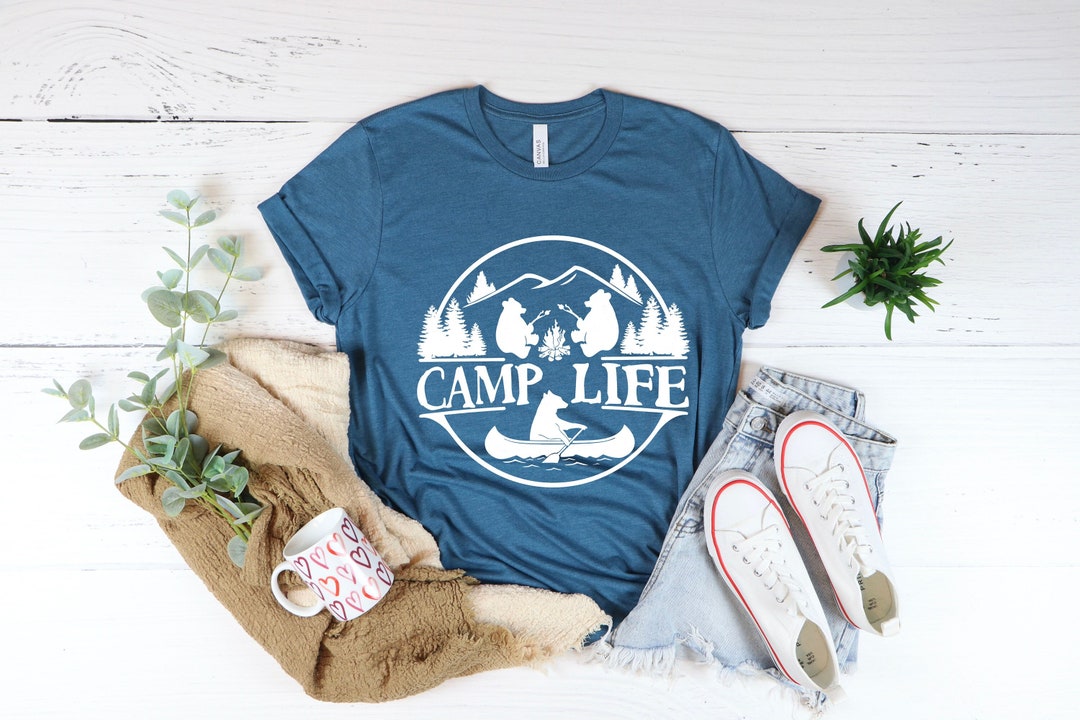 Camp Life Shirts, Camping Life Shirts, Summer Camp Vacation Shirts ...