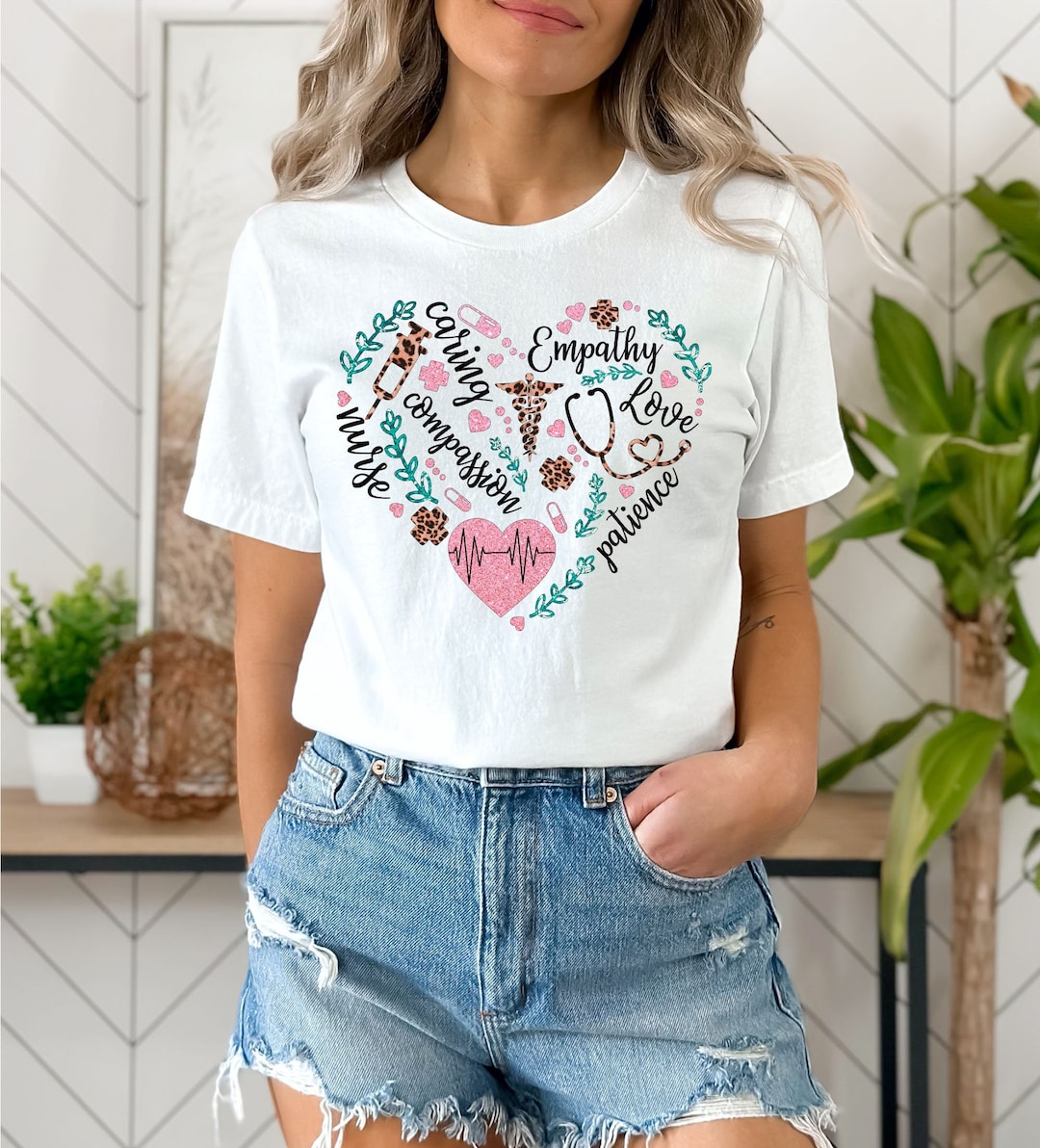 Love Nurse Shirt, Nurse T-shirt, Nurse Tees, Cute Nurse Shirts, Nurse ...