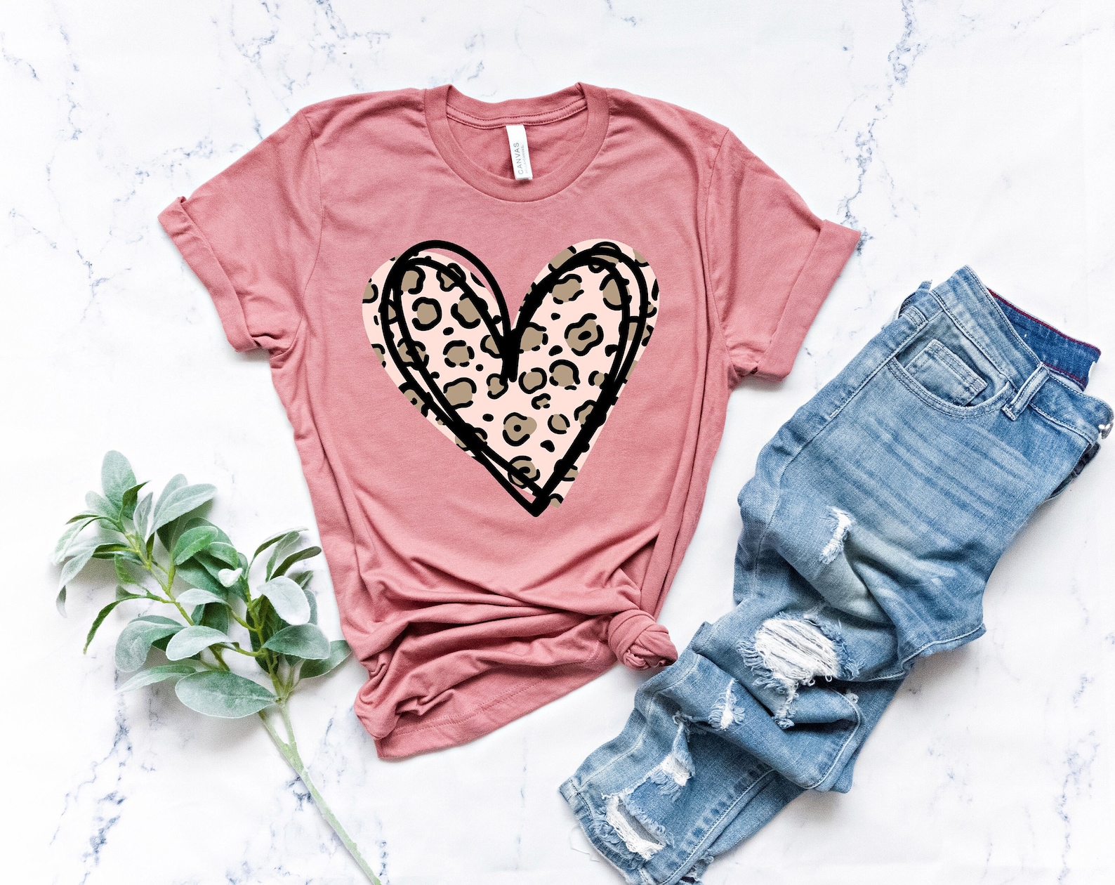 Leopard Heart Shirt, Heart Shirt, Love Shirt, Leopard Print Shirt ...
