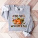Just a Girl Who Loves Fall Sweatshirt, Womens Fall Long Sleeve, Cute ...