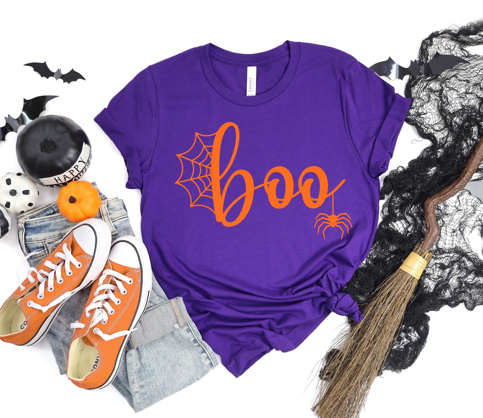 Halloween Boo Shirthalloween Shirtfunny Halloween Shirt - Etsy