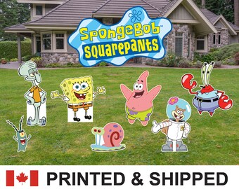 Spongebob Lawn Signs - Etsy