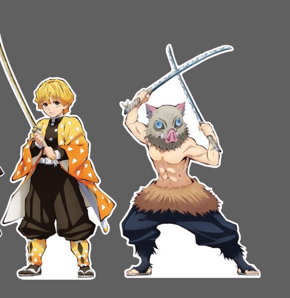 Inosuke and Zenitsu Life Size Cutouts Demon Slayer - Etsy UK