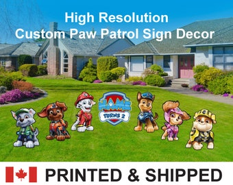 Paw Patrol Party Sign | Etsy