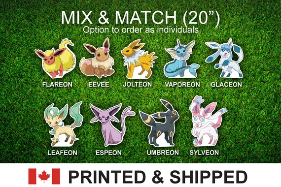 Eevee Evolutions Chart