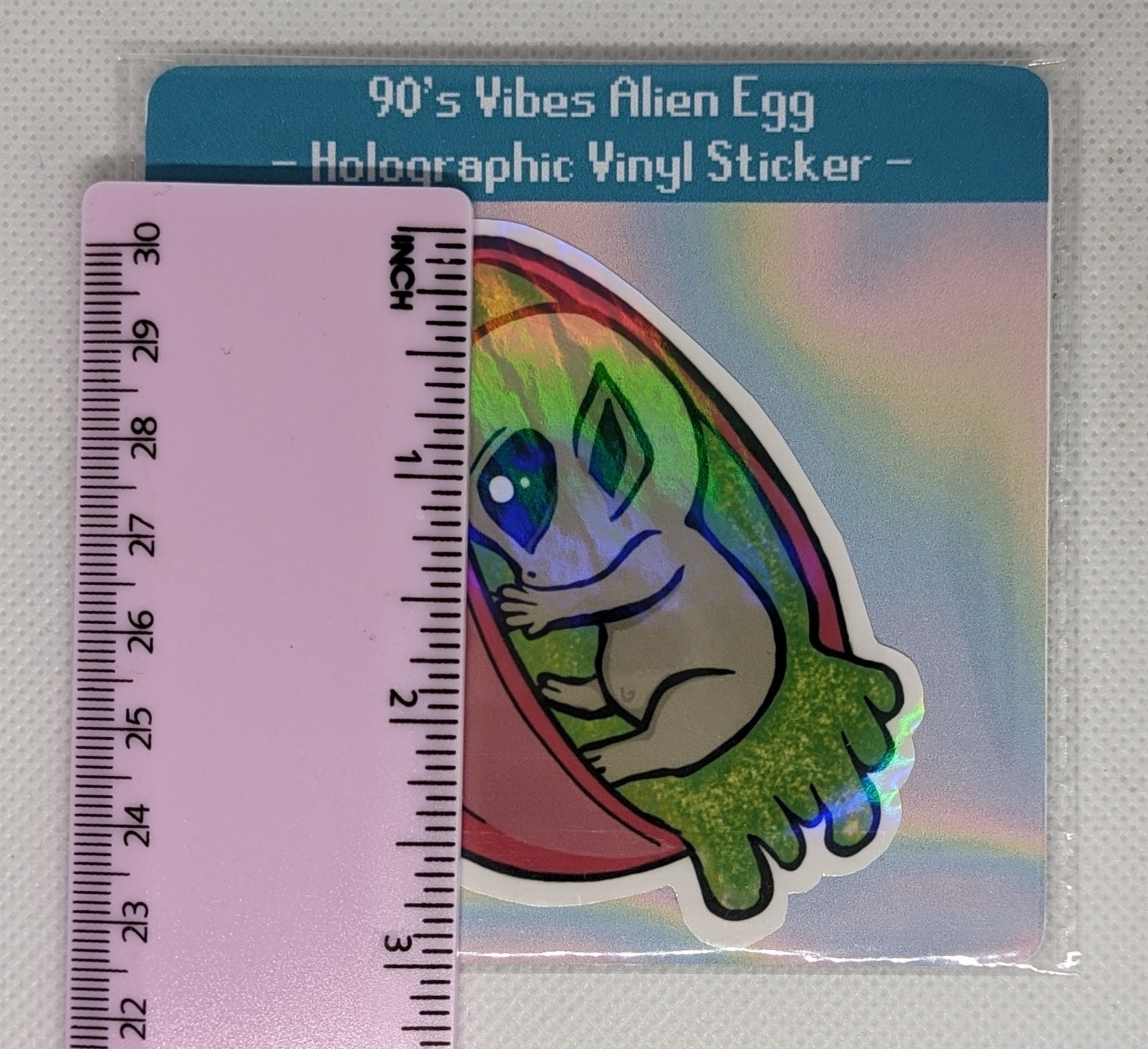 Y2k Alien Egg Vinyl Sticker Nostalgic 90s Kids - Etsy