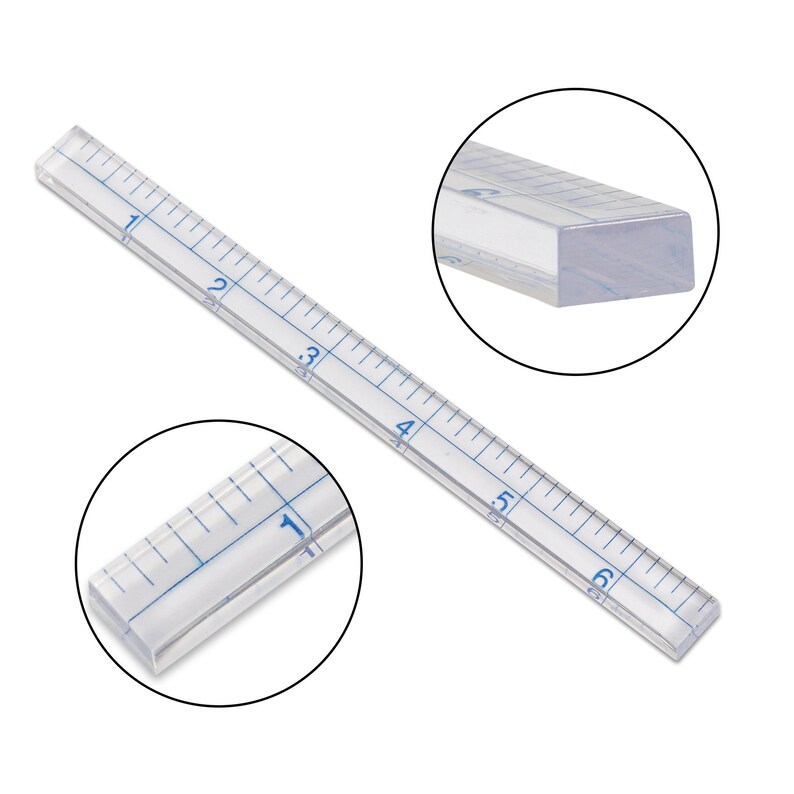 See Thru Super Seamer Clear Ruler 6-3/4 Inches - Etsy