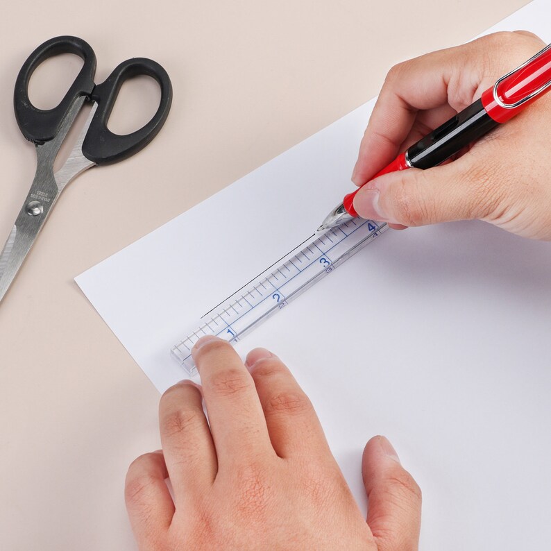 See Thru Super Seamer Clear Ruler 6-3/4 Inches - Etsy