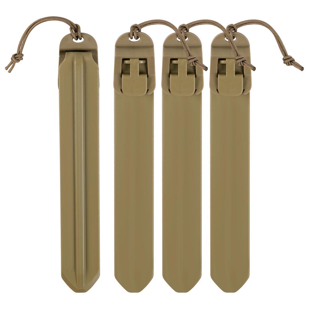 MOLLE Sticks, Set of 4, Plastic Clips for Attaching Gear to MOLLE ...