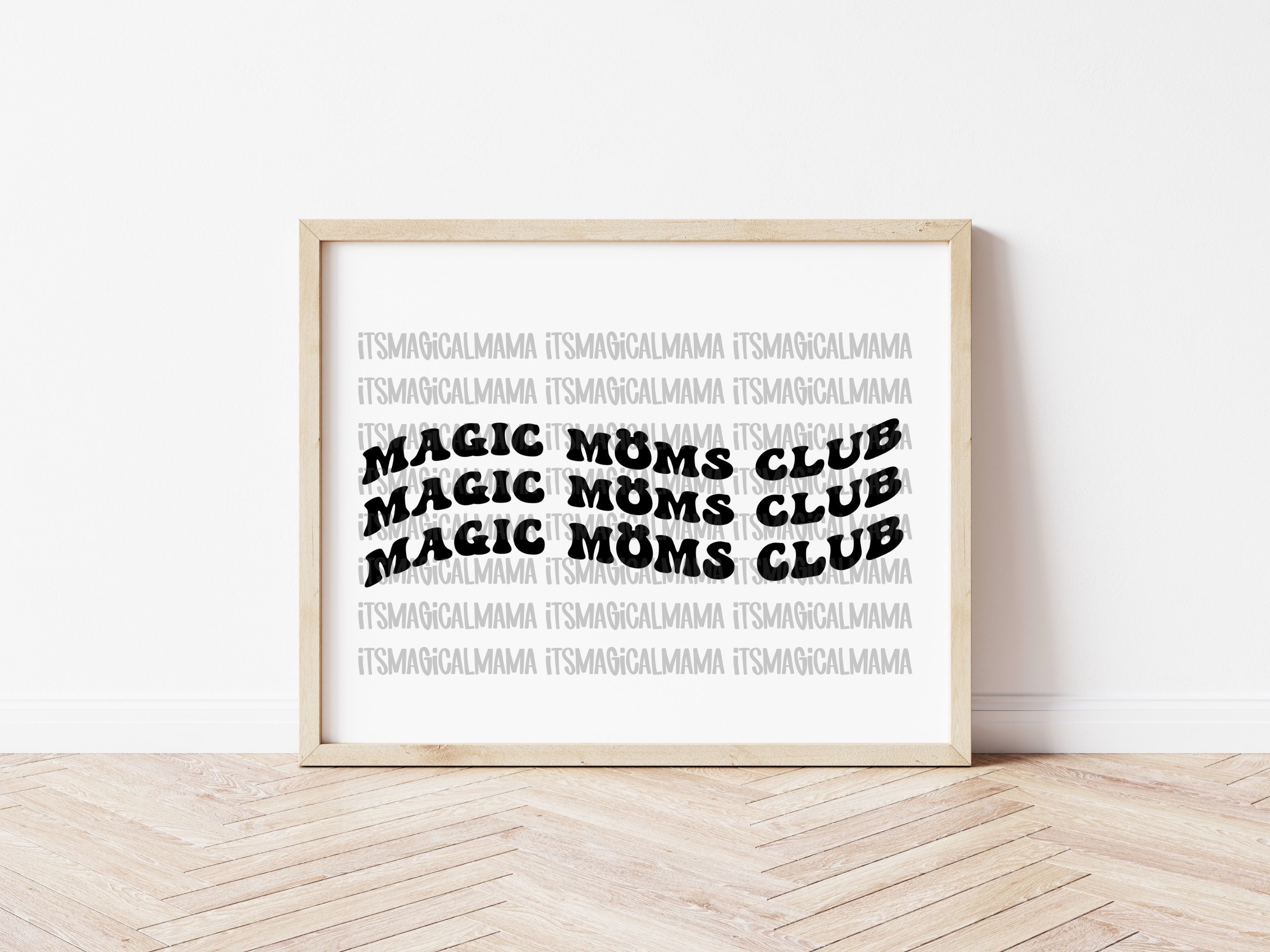 Magic Moms Club Moms PNG Digital Download Coffee Glass Can - Etsy