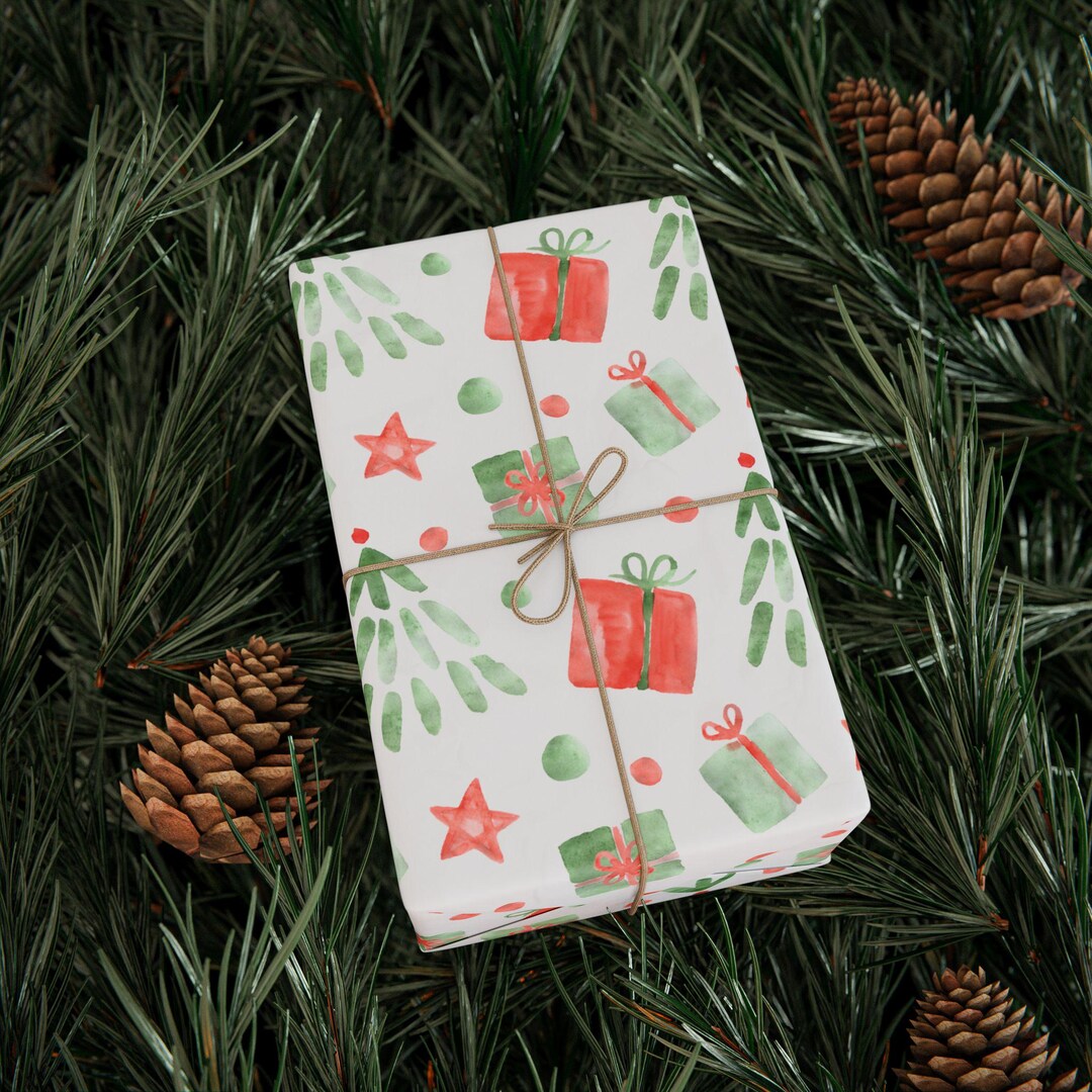 Festive Holiday Wrapping Paper: High-definition Print, Glossy or Matte ...