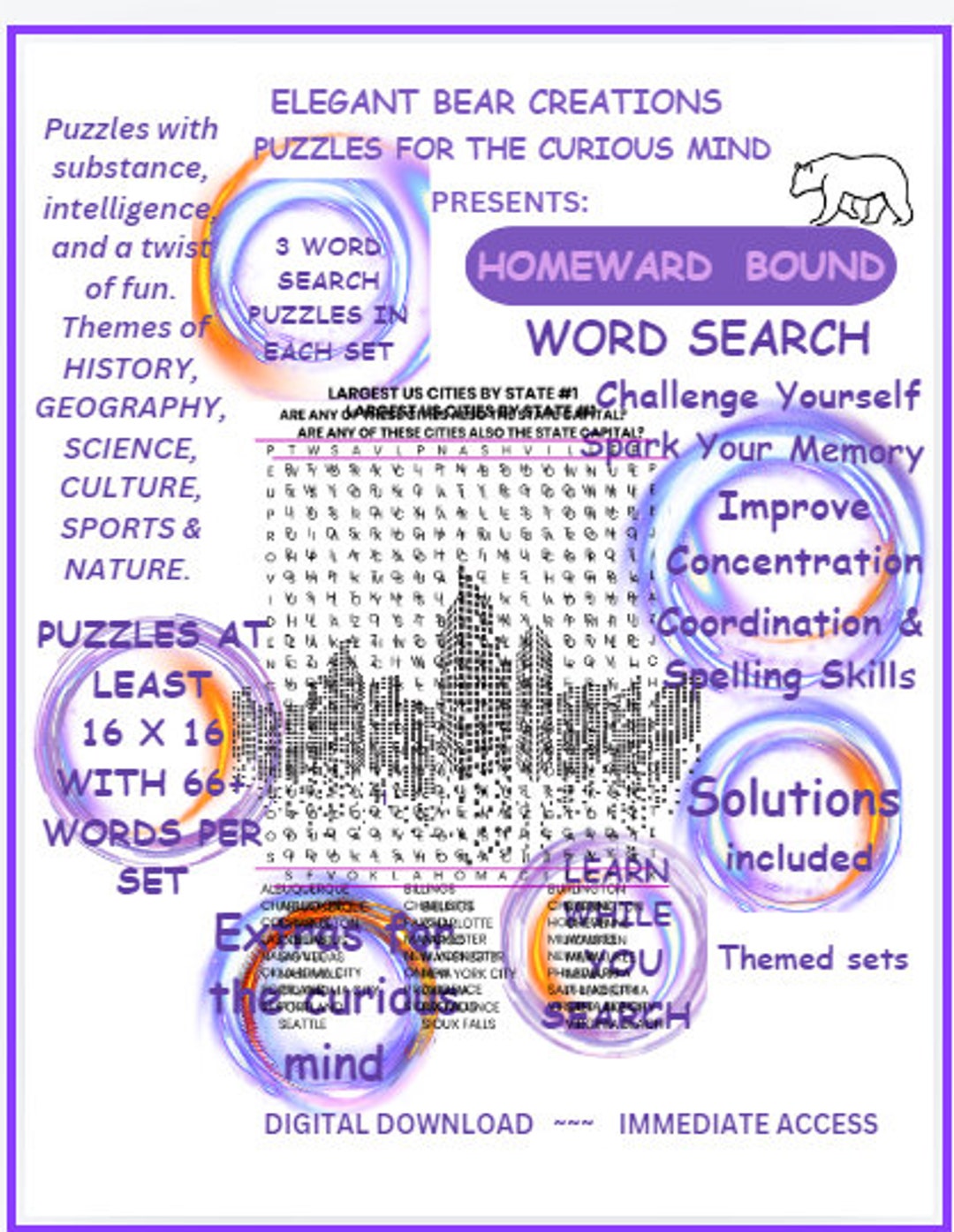 3 Puzzles-homeward Bound-simon & Garfunkel Didn't Say Where. Here Are ...