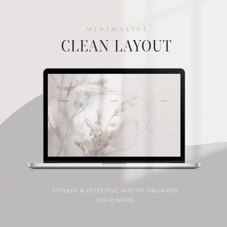 Botanical Desktop Wallpaper, Neutral Computer Background, Mac & Win ...