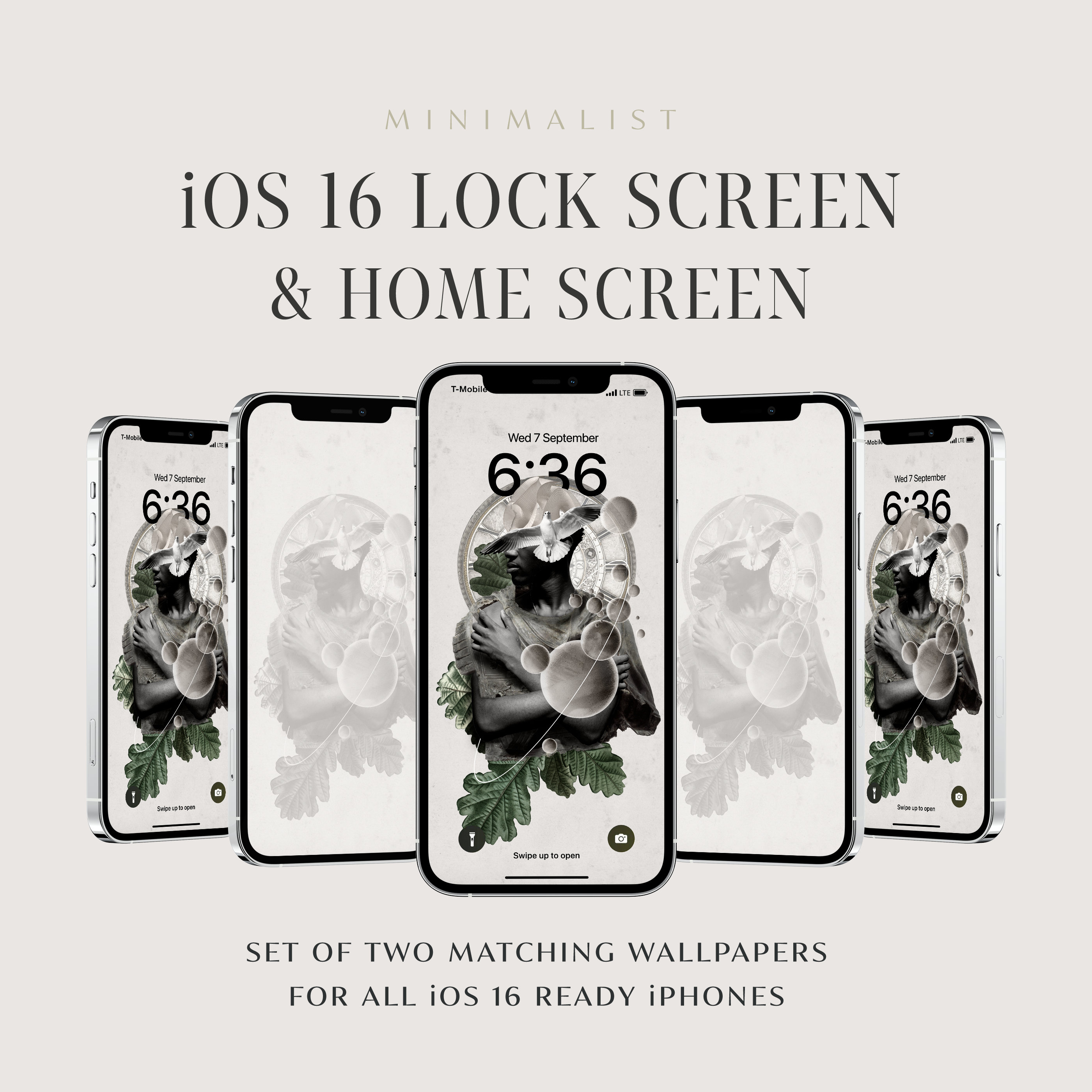 Lock & Home Screen Wallpapers Set, New Ios 16 Lock Screen Customization ...