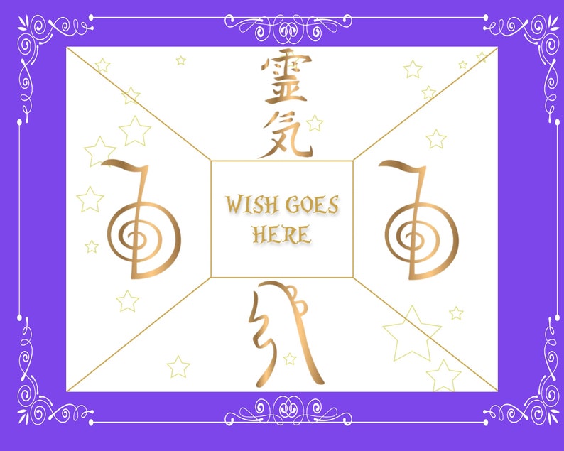 Printable Reiki WISH BOX for DIY Wish Fulfillment Spell at - Etsy Australia