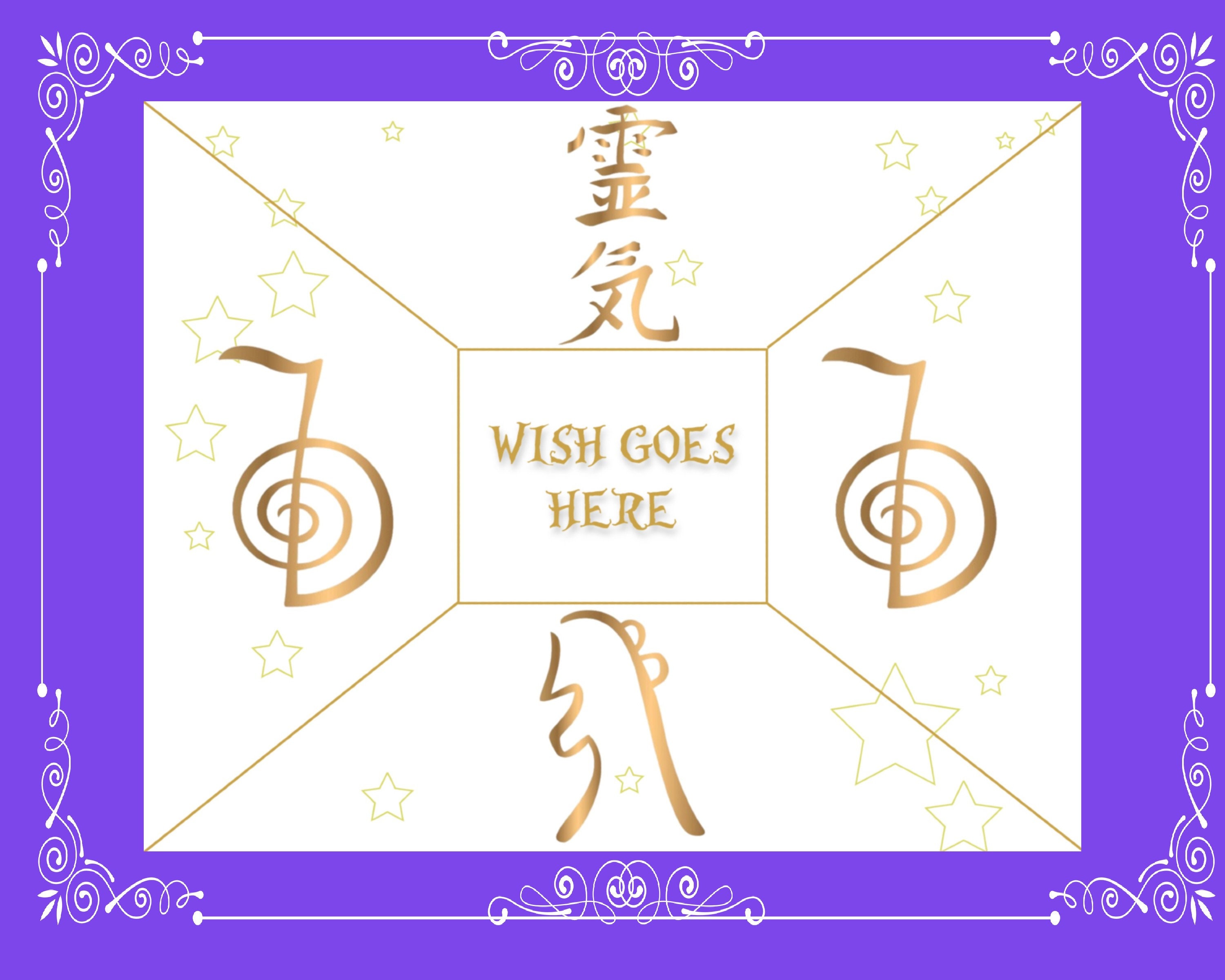Printable Reiki WISH BOX for DIY Wish Fulfillment Spell at Home - Etsy