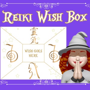 Printable Reiki WISH BOX for DIY Wish Fulfillment Spell at Home - Etsy