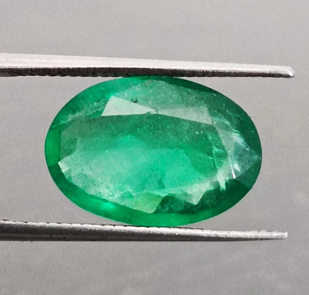 GSI Certified 2.97ct Vivid Green Swat Emerald, Natural Gemstone - Etsy